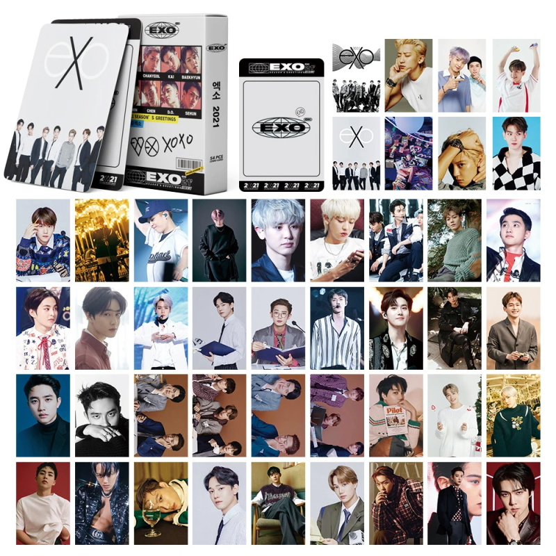 Buy EXO Photocard Set Gift Pick — Blue Deluxe Ver. | KpopiaShop