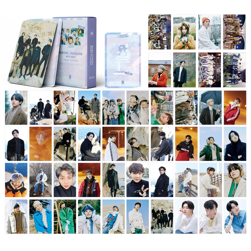 Buy BTS Photocard Set Gift Pick — Navy Deluxe Ver. | KpopiaShop