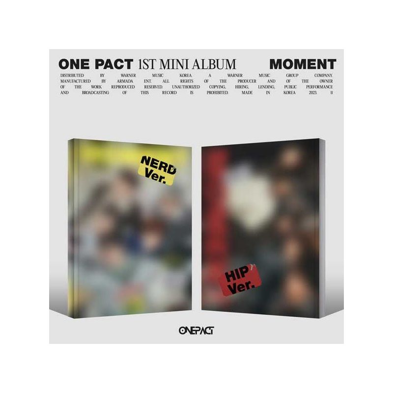 Buy Official Album ONE PACT 1st Mini Album Moment Random Ver | KpopiaShop