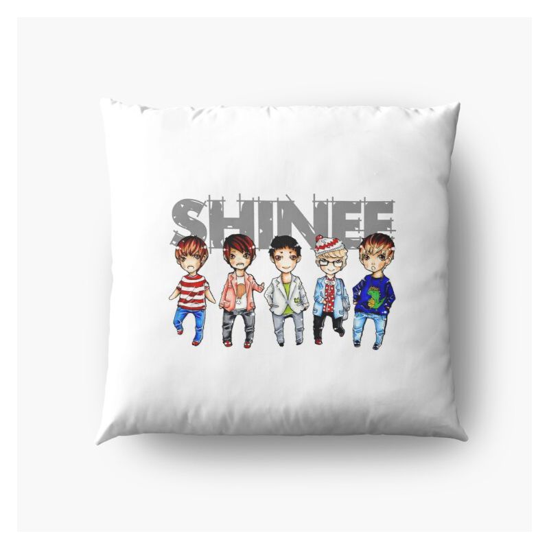 Buy Shinee Plush Pillow Signature — Blue Deluxe Ver. | KpopiaShop