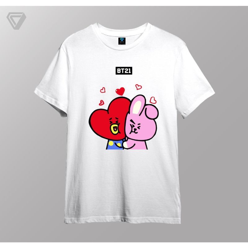 Buy Bt21 T shirt — Red Premium Ver. | KpopiaShop