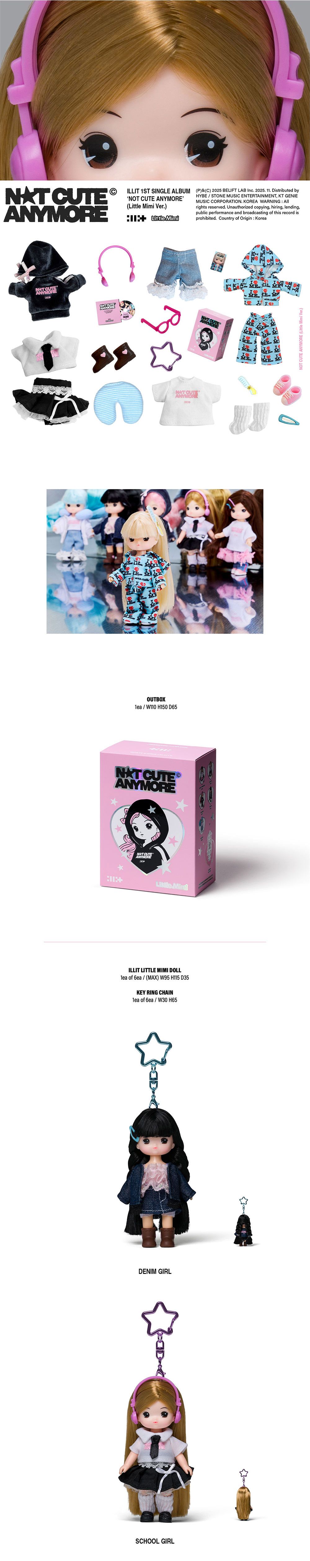 Buy ILLIT — Not Cute Anymore (Little Mimi Ver.) (Random Ver.) | KpopiaShop